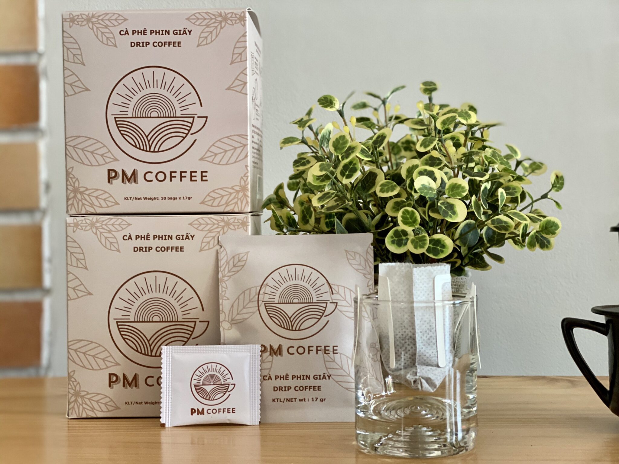 Cà phê Phin giấy PM Coffee - Cà Phê PM