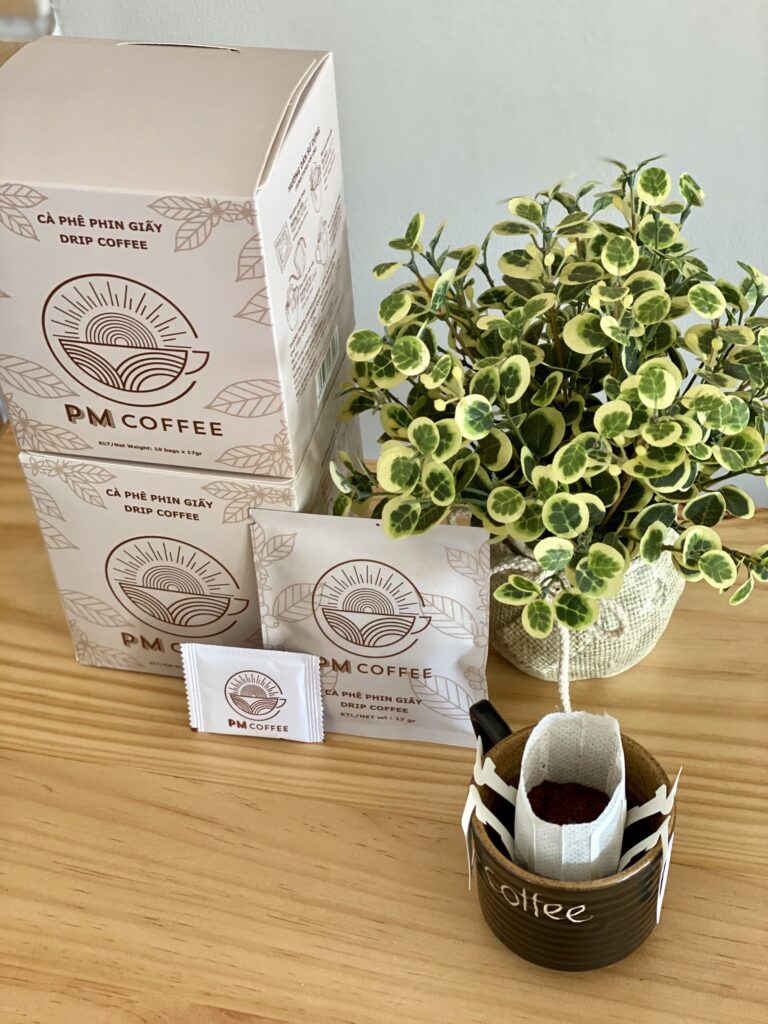 Cà phê Phin giấy PM Coffee - Cà Phê PM